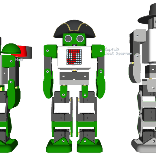 STL file Humanoid Robot – Robonoid – Hat TC 🤖 ・3D printer design to ...