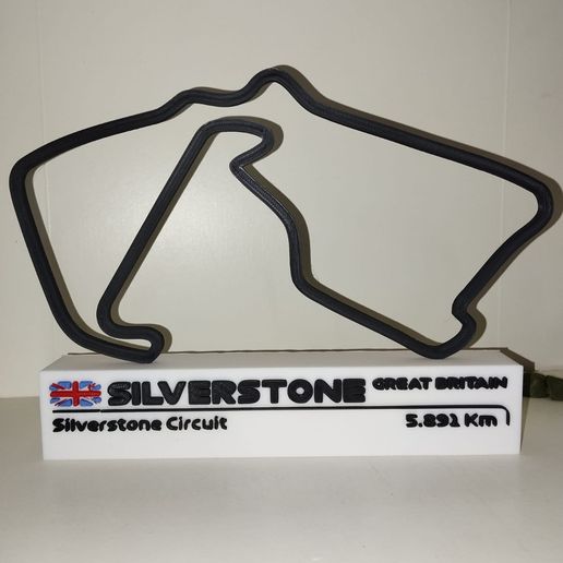 STL file Silverstone Circuit 🗿 (3MF)・3D printer design to download・Cults