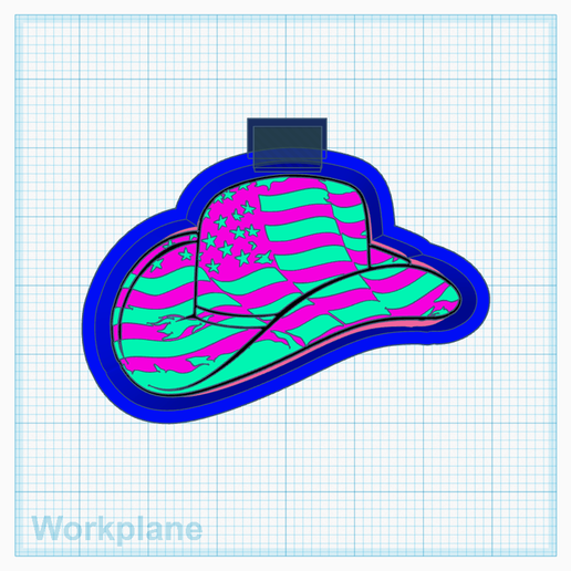 STL file USA cowboy hat 🇺🇸 ・3D printing model to download・Cults
