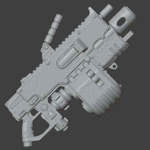STL file Heavy Bolter - Standard issue - Space Marine 🛰 ・3D printable ...