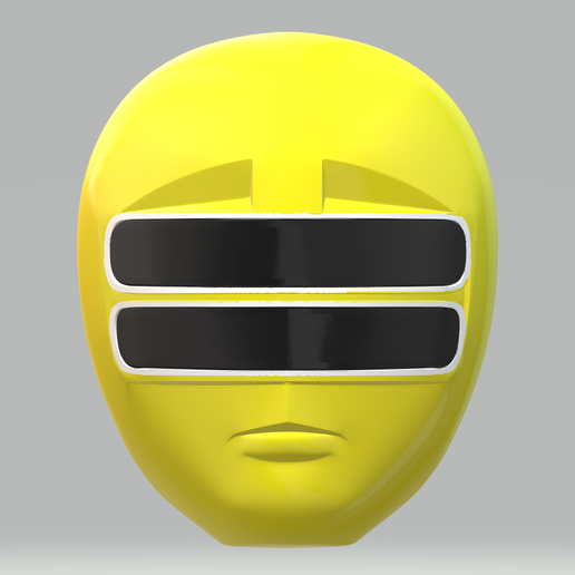 🪖 Power Rangers Zeo Yellow Ranger helmet・ STL File for 3D printing・Cults