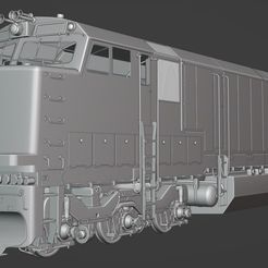 Archivo STL EMD GP20 Locomotora Diesel | PRINT READY・Plan imprimible en 3D para descargar・Cults