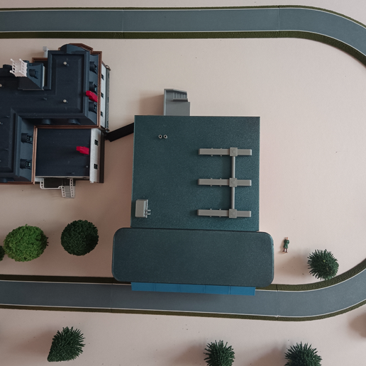 🚗 HO Road Chain Car System - road kit #1・Free 3MF File for 3D printing ...