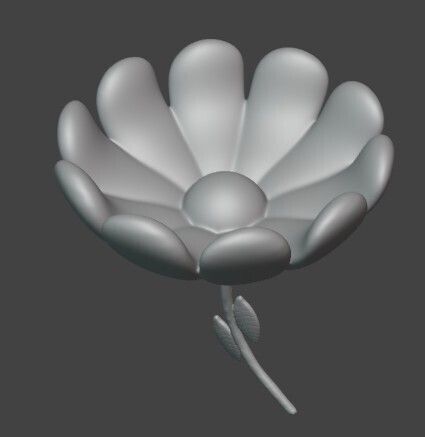STL file Upside down flower ⬇️ ・3D printer design to download・Cults