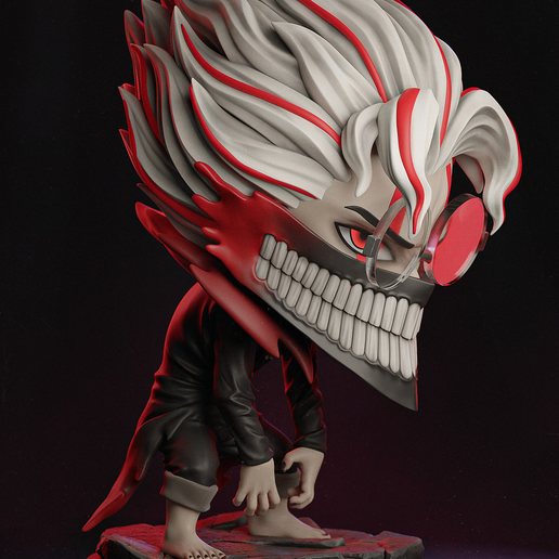 3D file Okarun - Dandandan - Chibi 👾 ・3D printable model to download・Cults