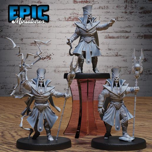 👻 Mummy Lord Set ‧ DnD Miniature ‧ Tabletop Miniatures ‧ Gaming Monster ...
