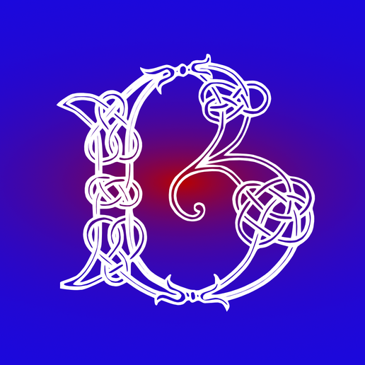 STL file Celtic knot alphabet, letter B 🪢 ・3D printable design to ...