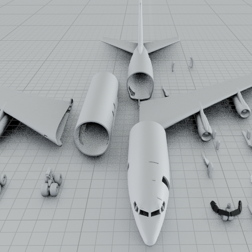 STL file Boeing 703 B703 AIRLINER AEROPLANE MODEL 👽 (OBJ)・3D print ...