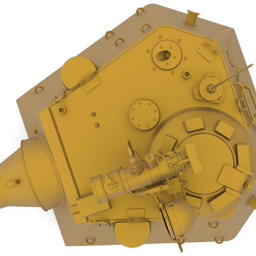 🚁 Panther F Turret + FG 1250・ STL File for 3D printing・Cults