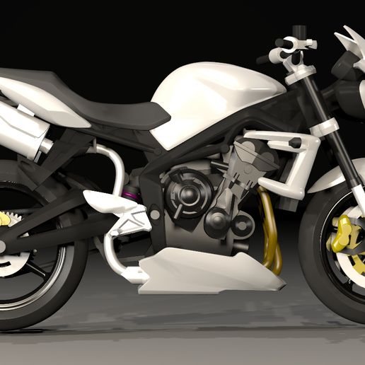 🏍️ Triumph street triple 675 S/ R 2012 – printable motorcycle model ...