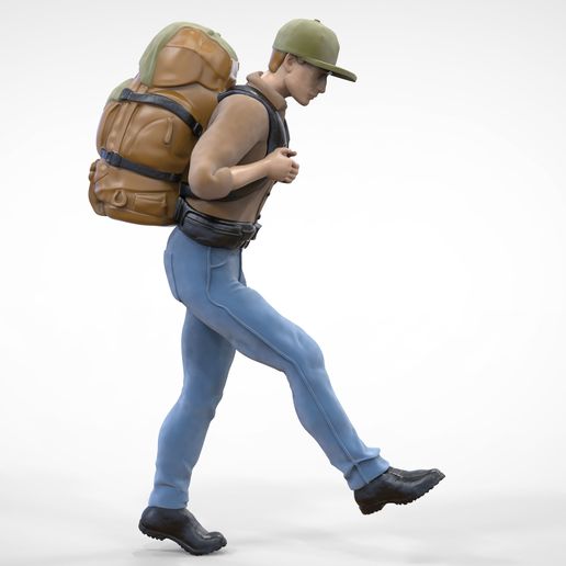 🚶 N2 Hiker 1 64 Miniature Walking and Climbing・ STL File for ・Cults