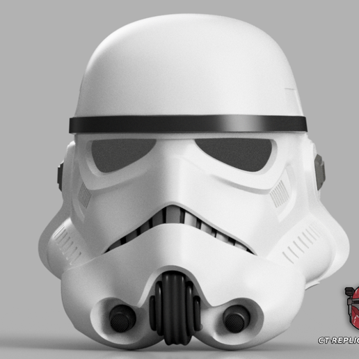 🫡 Stormtrooper Rogue One Helmet Star Wars 1:1 Replica Cosplay・ STL File ...
