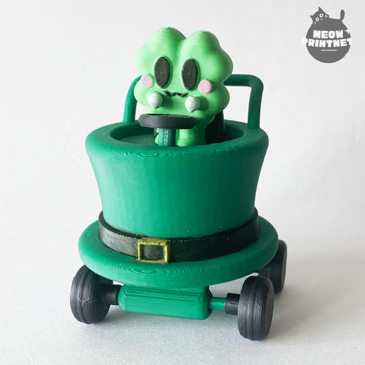 ☘️ Clover racing car・Free 3MF File for 3D printing・Cults