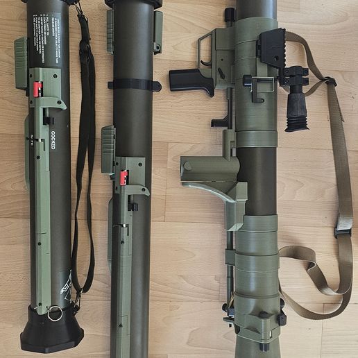 🔫 Airsoft Carl Gustav M2 - 40mm shell launcher, minimal hardware parts ...