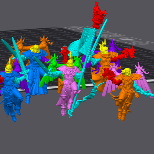 3D file Customizable Flying Sisters 🎲 ・3D print design to download・Cults
