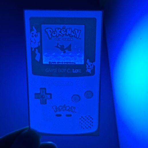 Archivo STL Gameboy Color Pokemon lithophane 🎨 ・Modelo para descargar e ...
