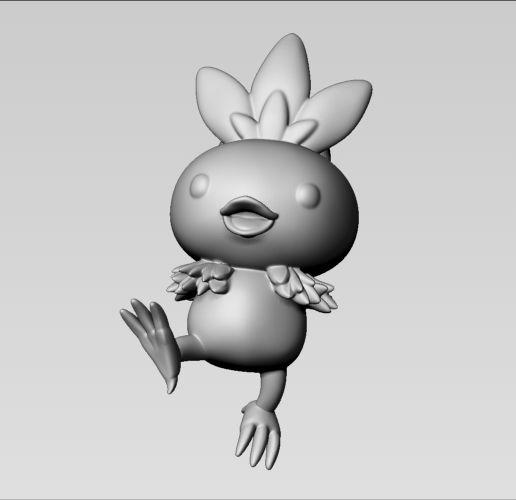 STL file Pokemon: Torchic Keychain 🐉 (OBJ and 3MF)・3D printable design ...