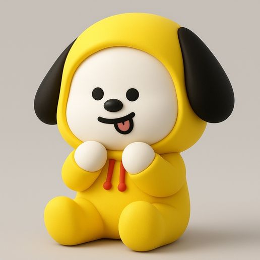 🗝️ CHIMMY (치미) Jimin BT21 BTS KeyRing・ STL File for 3D printing・Cults