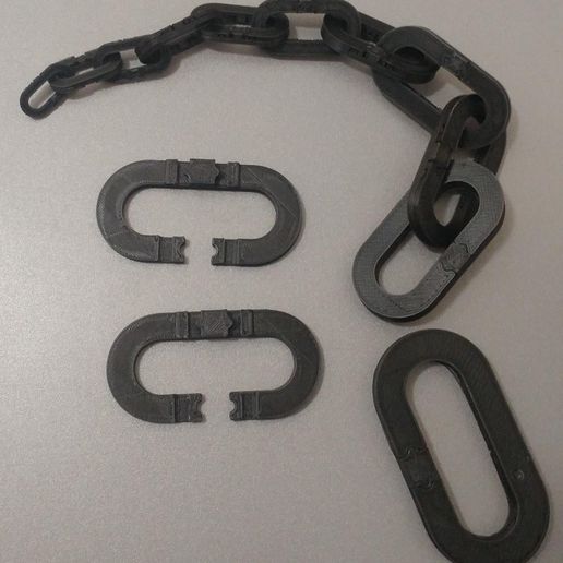 🔗 Snap Together Chain Links・Free STL File for ・Cults