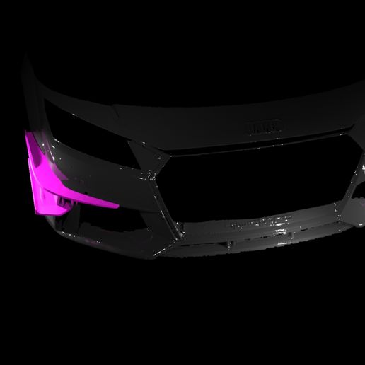 🚗 Audi TTRS canard lips・ STL File for 3D printing・Cults