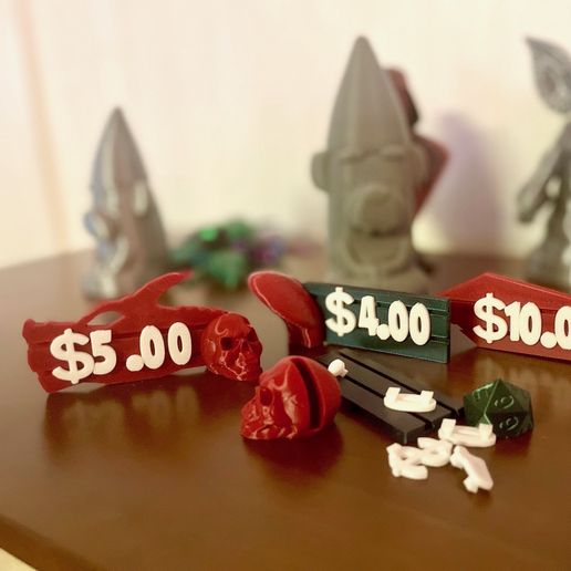 🔢 Custom Price Boards・Free STL File for 3D printing・Cults