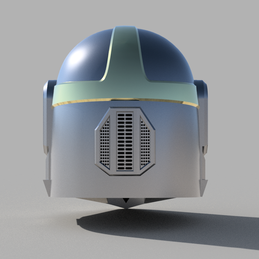 🪖 The Crusader: Custom made Mandalorian Helmet STL File (3D Print File ...