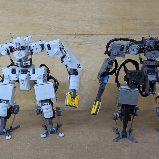 🤖 26 dof Humanoid robot - Anvil ss・ STL File for 3D printing・Cults
