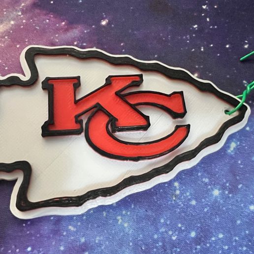 🏙️ Kansas City Chiefs. in layers to be able to print in colors・ STL ...