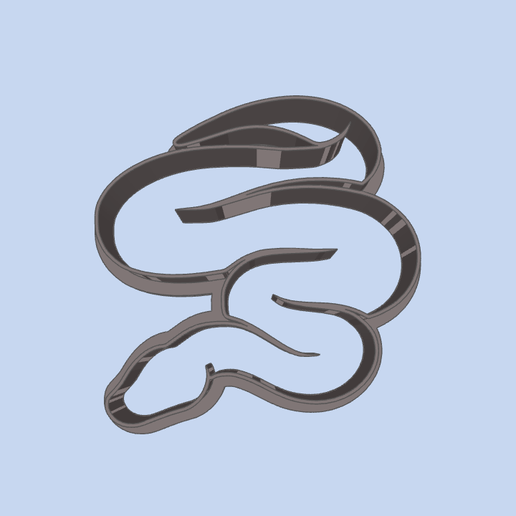 STL file Ball Python COOKIE CUTTERS, MOLD FOR CHILDREN, BIRTHDAY PARTY ...