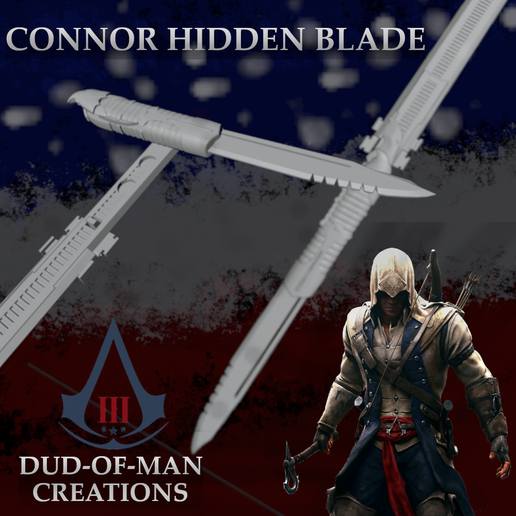 🙈 Assassins creed 3 Connor's hidden blade・ STL File for 3D printing・Cults