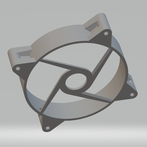 🖥️ 120MM PC Fan shroud・Free STL File for ・Cults