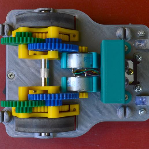 🤖 PochiBot - Line Follower Robot・ STL File for 3D printing・Cults