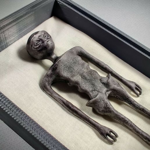 🇵🇪 Nazca Peru Alien in Display box - Mexico Alien - Mummified Body ...