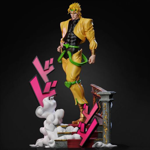 3D file Dio Brando - JoJo's Bizarre Adventure 🐉 ・Model to download and 3D print・Cults