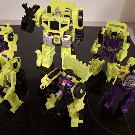 🪝 KO Mini Combiner Wars Devastator and Constructicons Upgrade・3D Print ...
