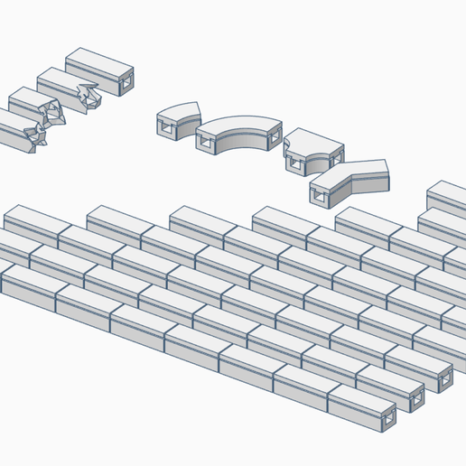 3D file Model Railway Concrete Trunking 🛤️ ・3D printer model to ...