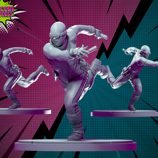 🐉 MARVEL CRISIS PROTOCOL REX SPLODE PRESUPPORTED INCLUDED・ STL File for ...