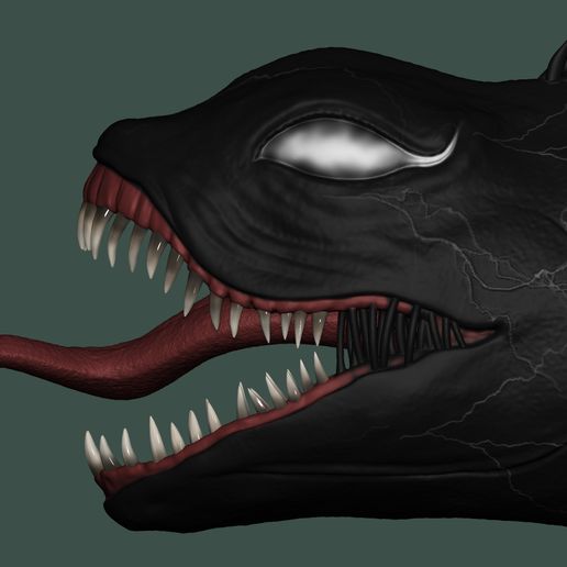 STL file Venom fish 🐠 ・Model to download and 3D print・Cults