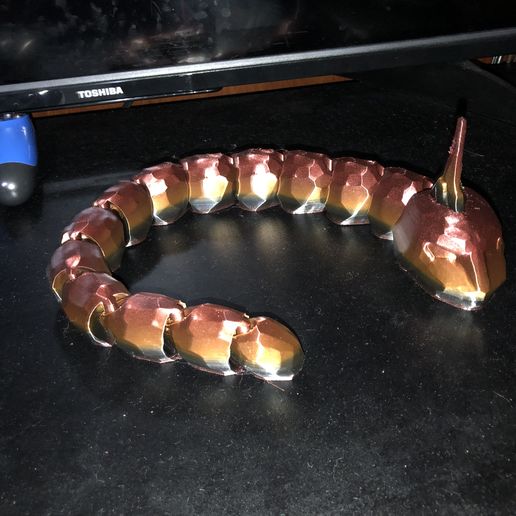 3D printable Articulated Onix • made with Creality Ender 5 plus・Cults