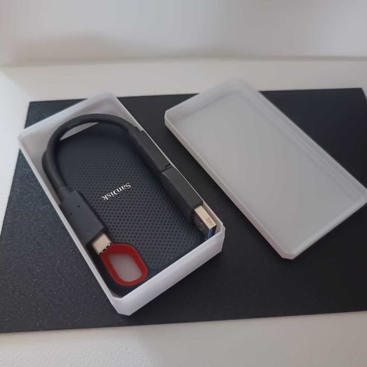 📦 Box for SanDisk SSD・ STL File for 3D printing・Cults