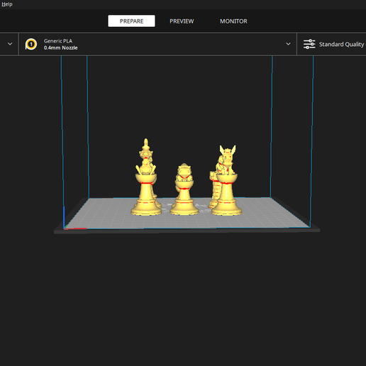 🐉 Pokemon chess pieces・ STL File for 3D printing・Cults