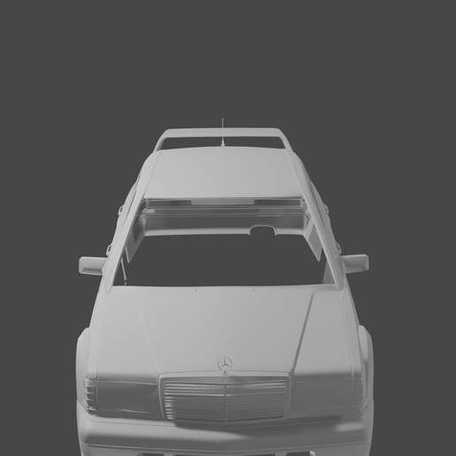 🚗 1990 Mercedes 190E EVO 2 RC Body Shell (1:10 Scale)・ STL File for 3D ...