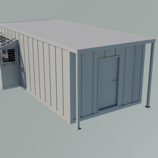 3D file Mud logging cabin 🧞‍♂️ ・3D printable model to download・Cults