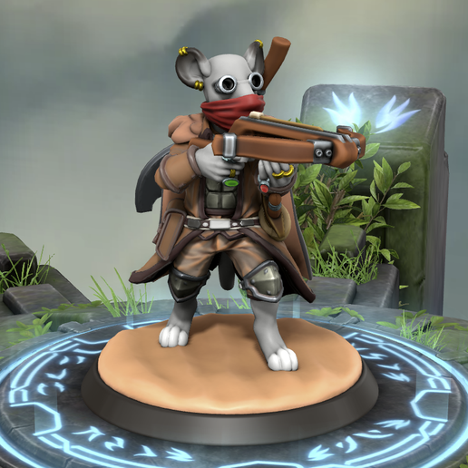 Free STL file Mousefolk Rouge, D&D Character 🎲 ・Template to download ...