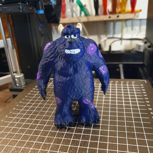 James P. Sullivan ( sully ) de monsters inc. impresso em 3D • feito com ...