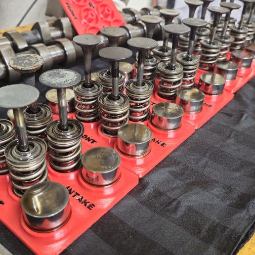 🚗 Valvetrain Organizer・ STL File for 3D printing・Cults