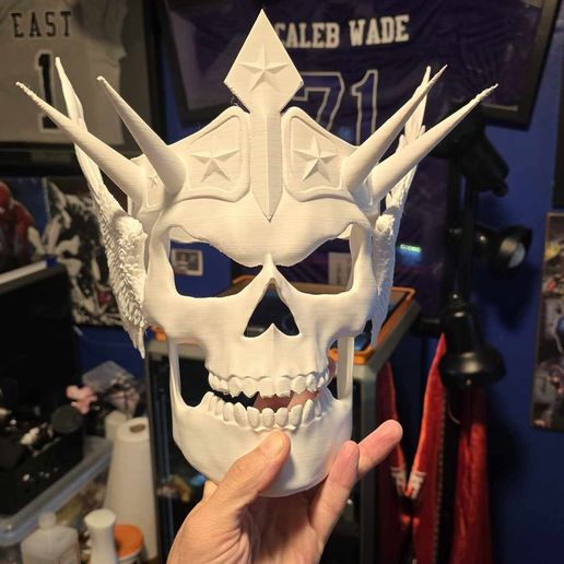 💀 Cody Rhodes WrestleMania 40 Winged Skull Mask WWE・ STL File for 3D ...