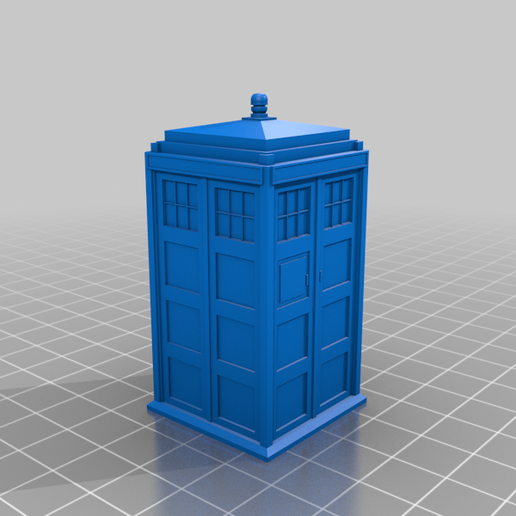 🔮 crystal Tardis for 13th Doctor・Free 3D File for ・Cults