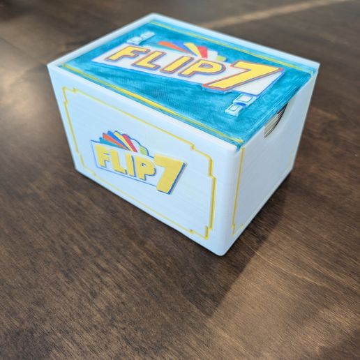 📦 Flip 7 - Box・Free 3D File for 3D printing・Cults