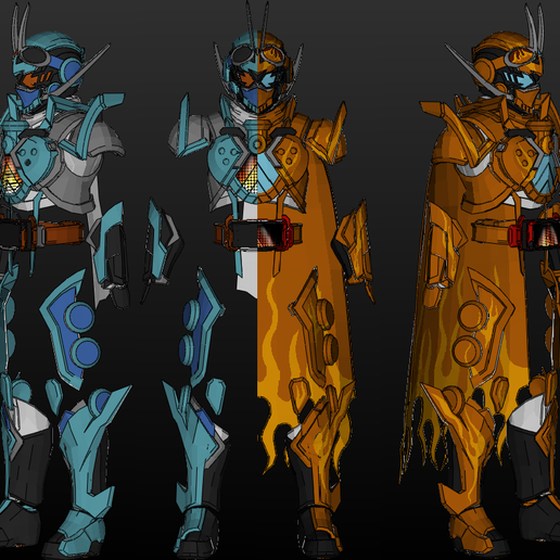 🖨️ Kamen Rider Gotchard-Gotchard Daybreak・ 3D File for 3D printing・Cults